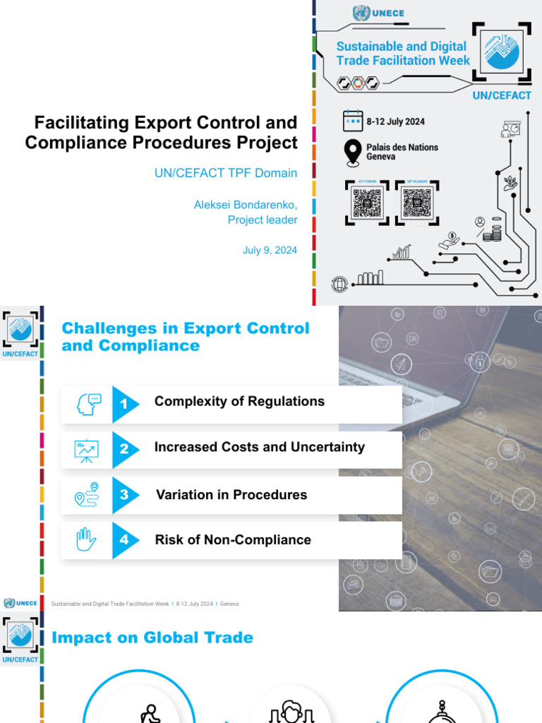 Export Control and Compliance Facilitation Project | PDF | Regulatory ...