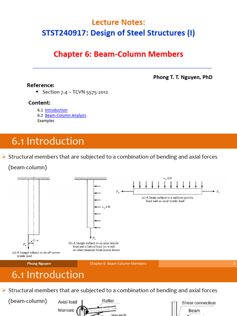 L6 Beam ColumnMember | PDF