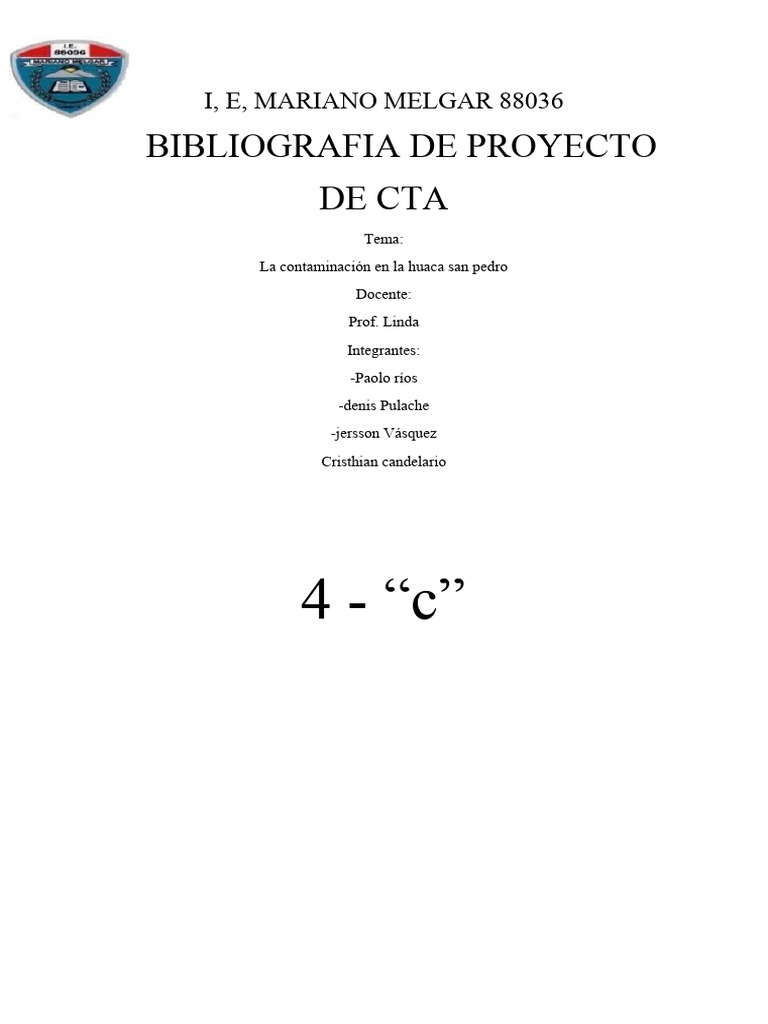 Bibliografia de Cta | PDF | Residuos | Contaminación