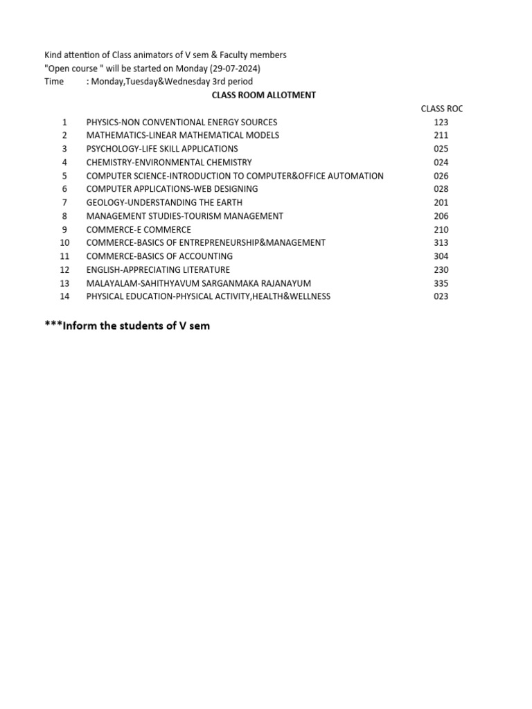 Class Room | PDF