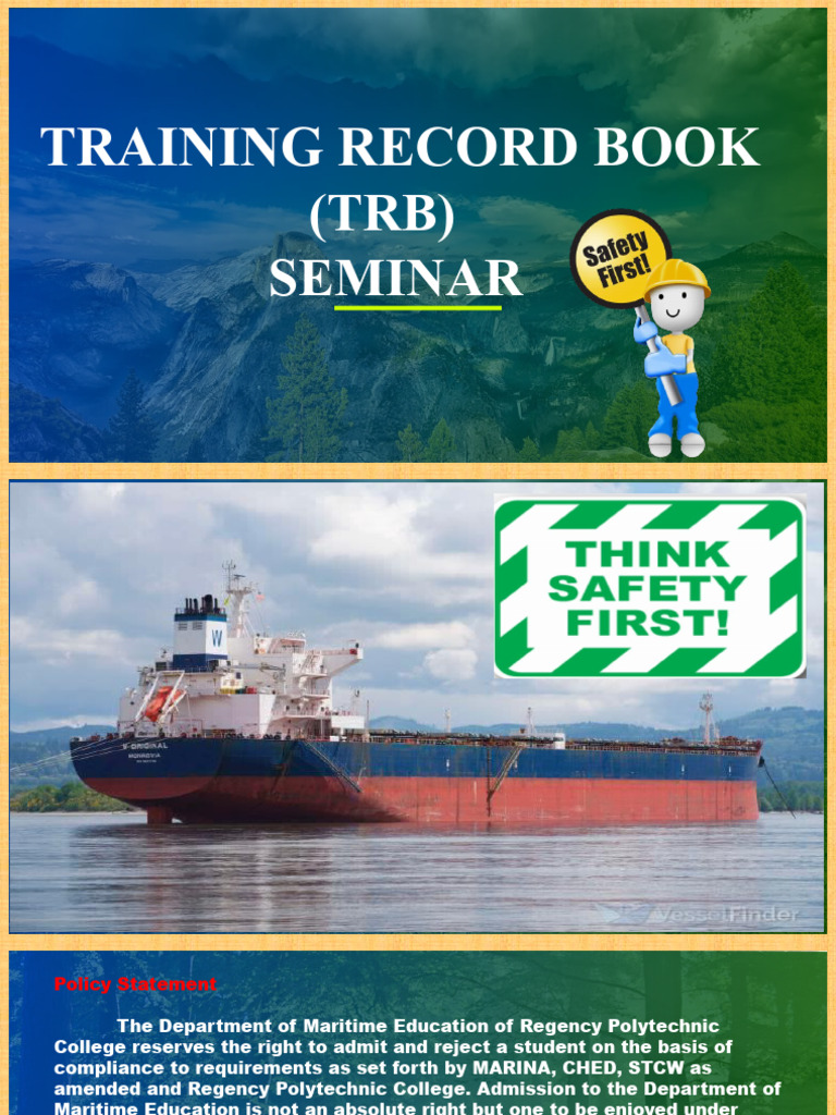 Training Record Book | PDF | Shipping