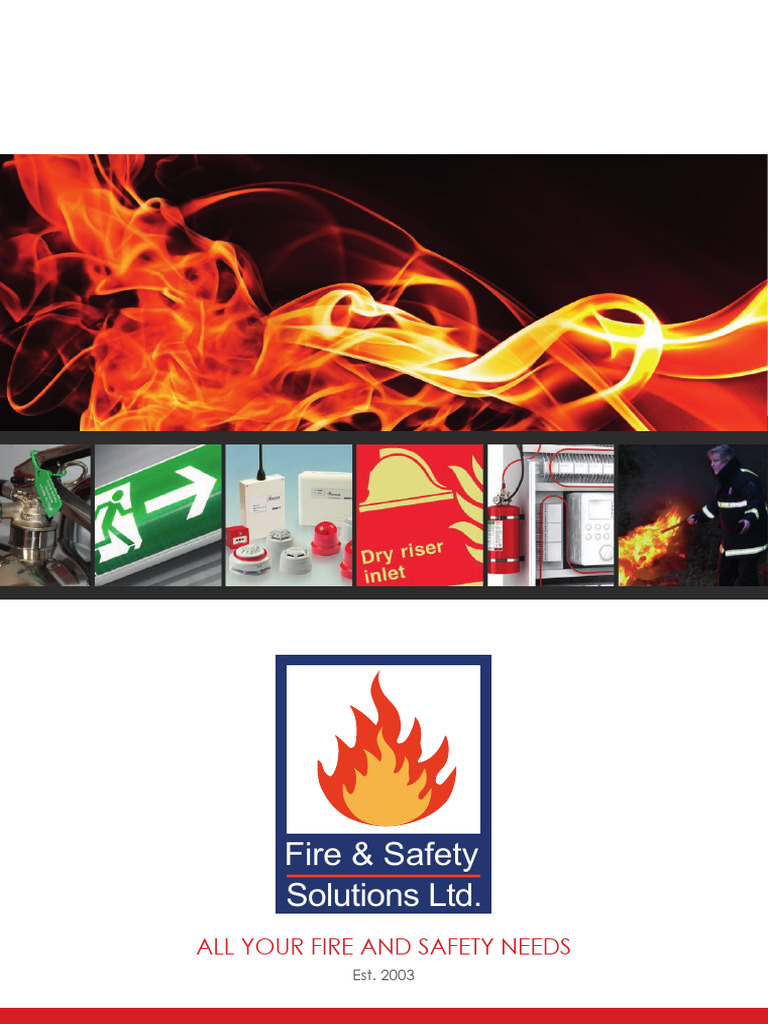 Fire Safety Solutions LTD Brochure Web 150dpi | PDF | Fire Safety ...