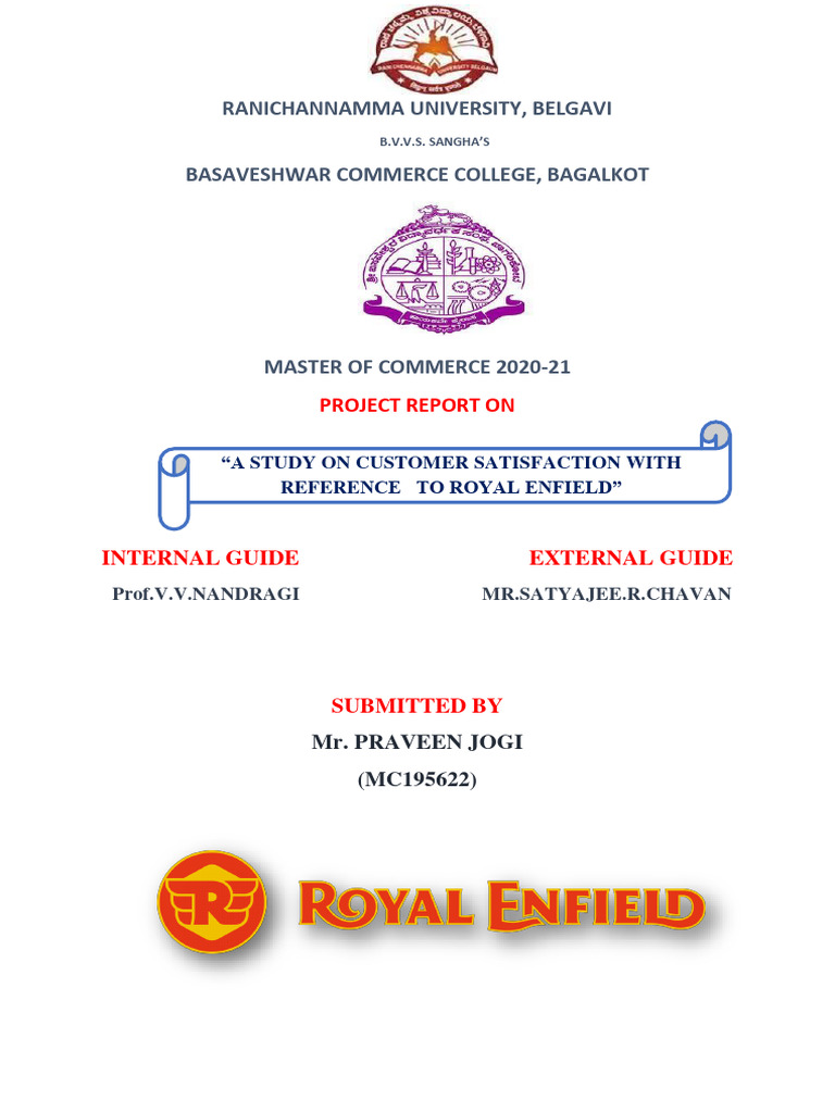 Final Project Praveen Jogi | PDF | Motorcycle | Customer Final Project Praveen Jogi | PDF | Motorcycle | Customer