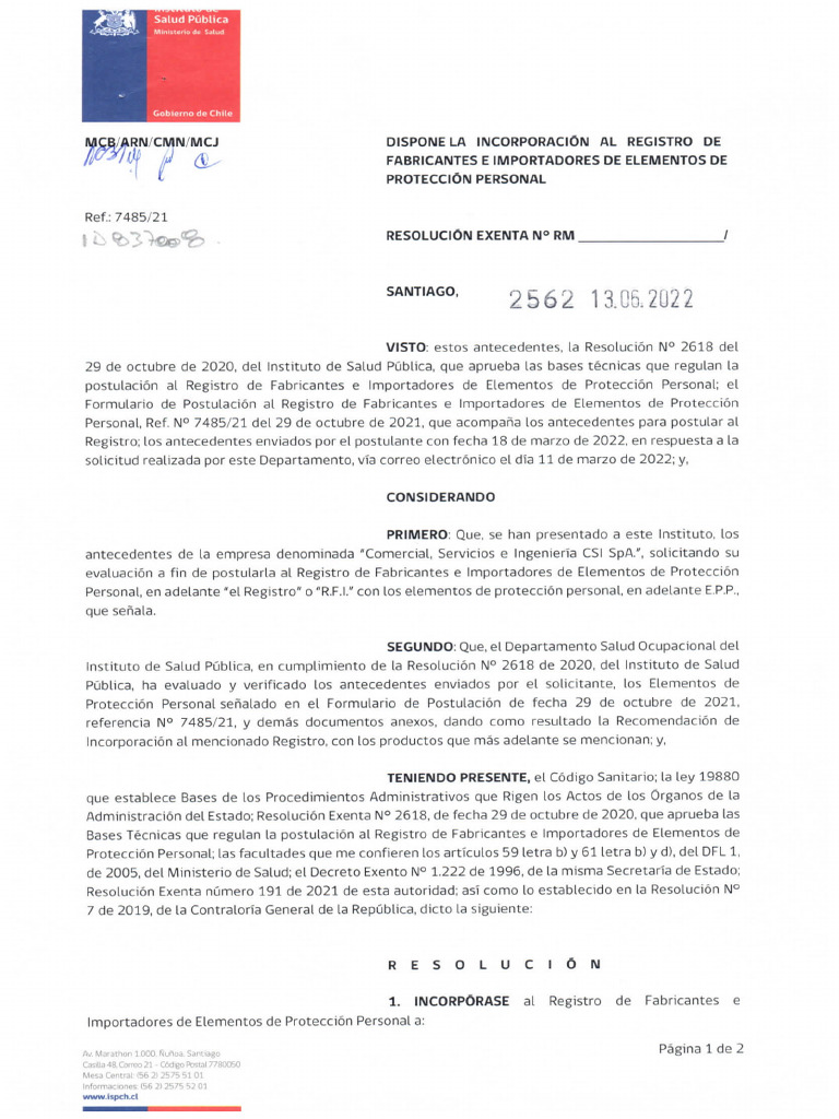 Isp Guante 0 | PDF Isp Guante 0 | PDF