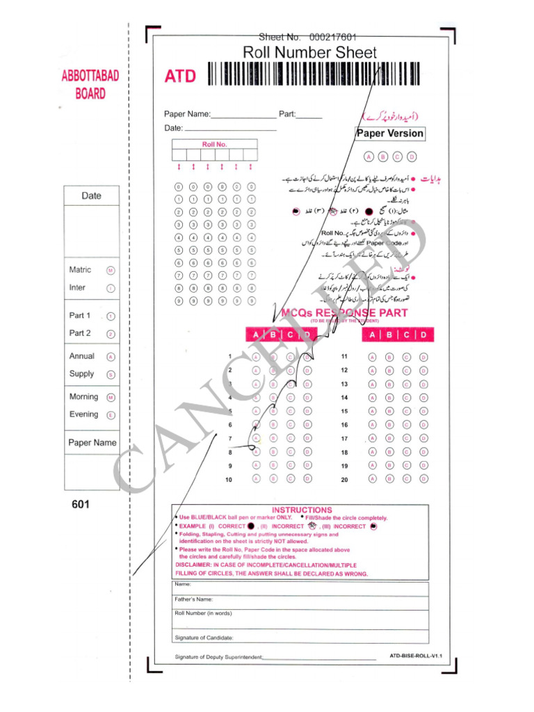 New Answer Book Pattern | PDF