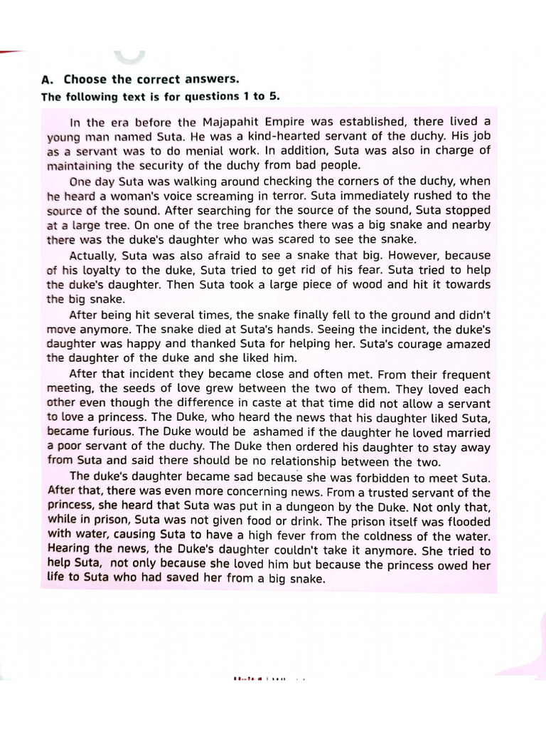 Narrative Exercise | PDF