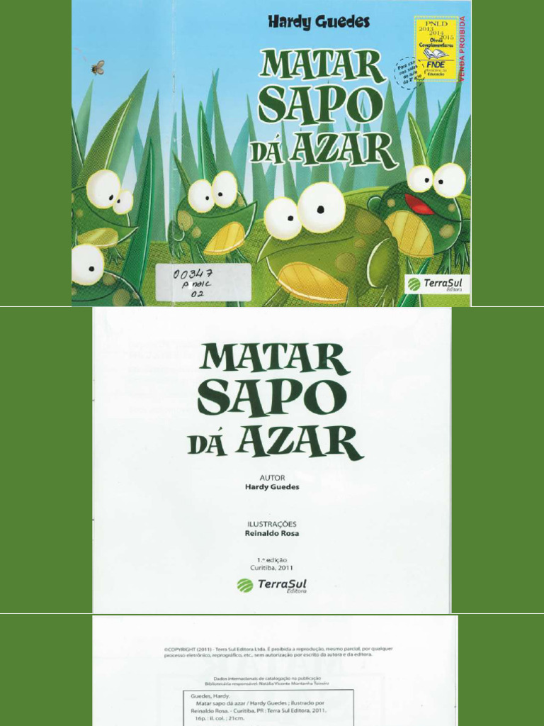Livro - Matar Sapo Da Azar | PDF