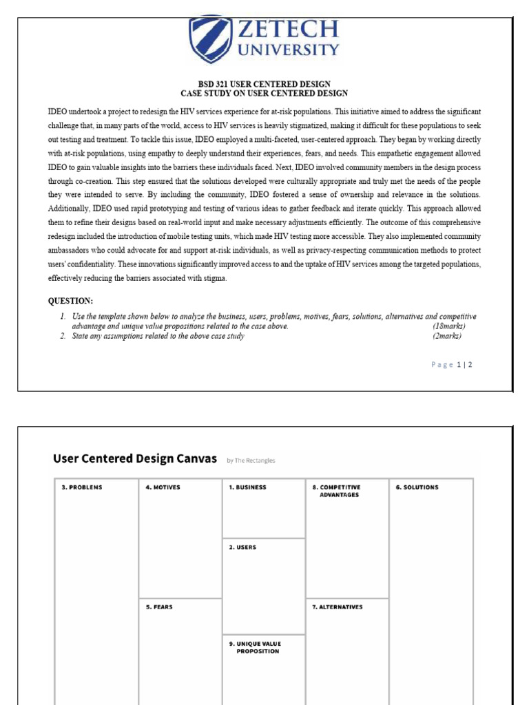 BSD 321 User Centered Design Case Study | PDF