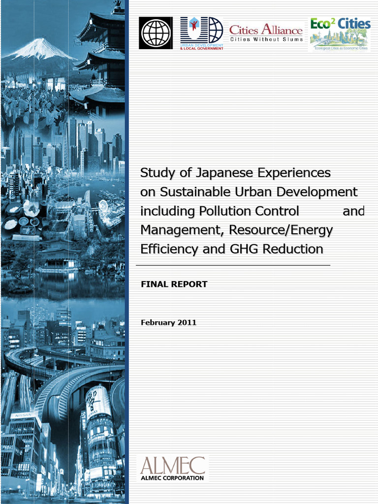 Japanese Experiences Sustainable Urban Development | PDF | Sustainability | Infrastructure