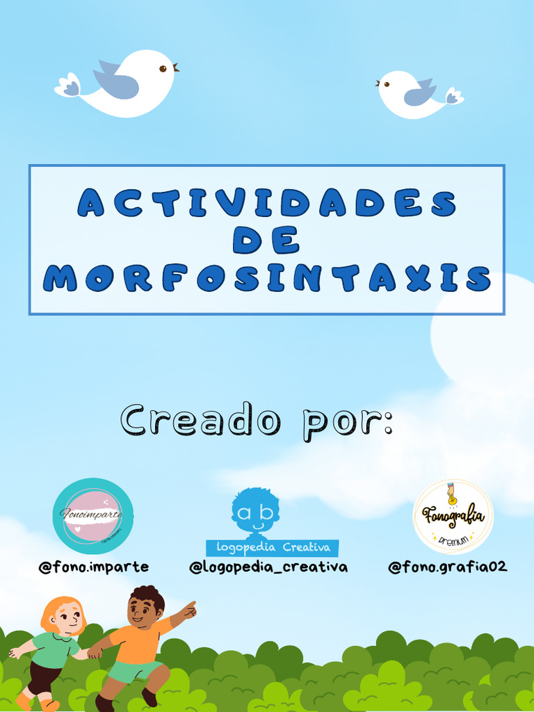 Actividades de Morfosintaxis-1 | PDF