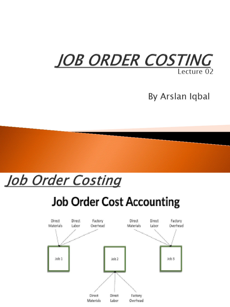 Amjad Company Job Costing Calculations | PDF | Debits And Credits ...