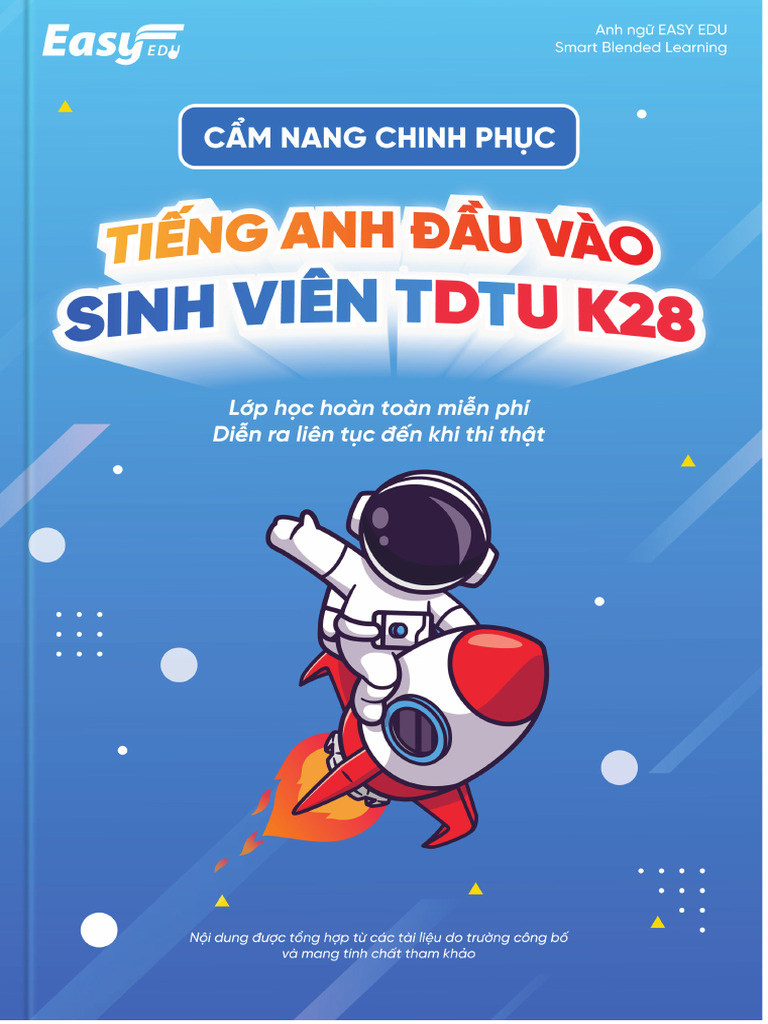 Cẩm nang Tiếng Anh đầu vào TDTU | PDF
