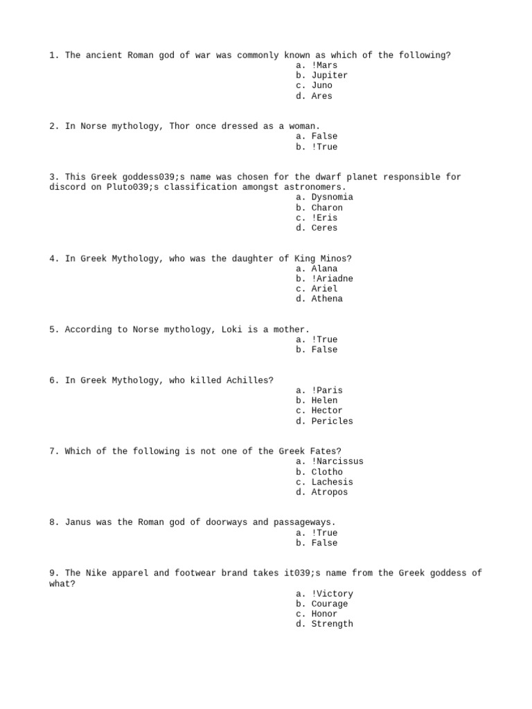 PHIL312 Lab Report 6 | PDF | Twelve Olympians | Greek Mythology