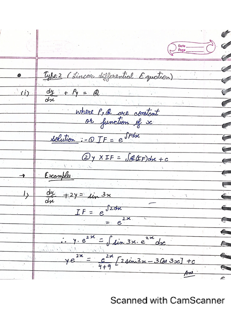 Differential Equation | PDF