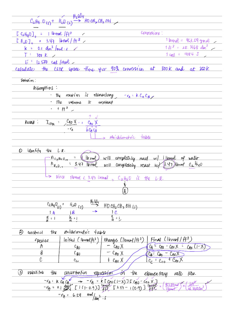 Chemical Reaction Engineering 1 (Lecture 4.2) | PDF