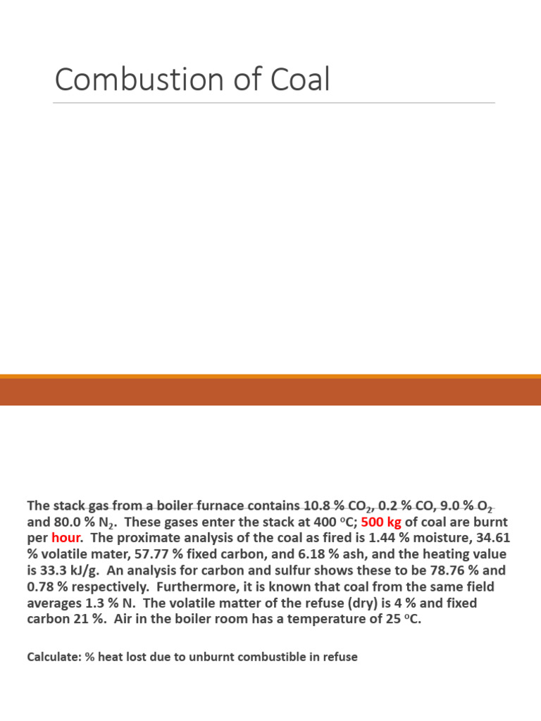 Combustion of Coal 2 | PDF | Coal | Industrial Processes