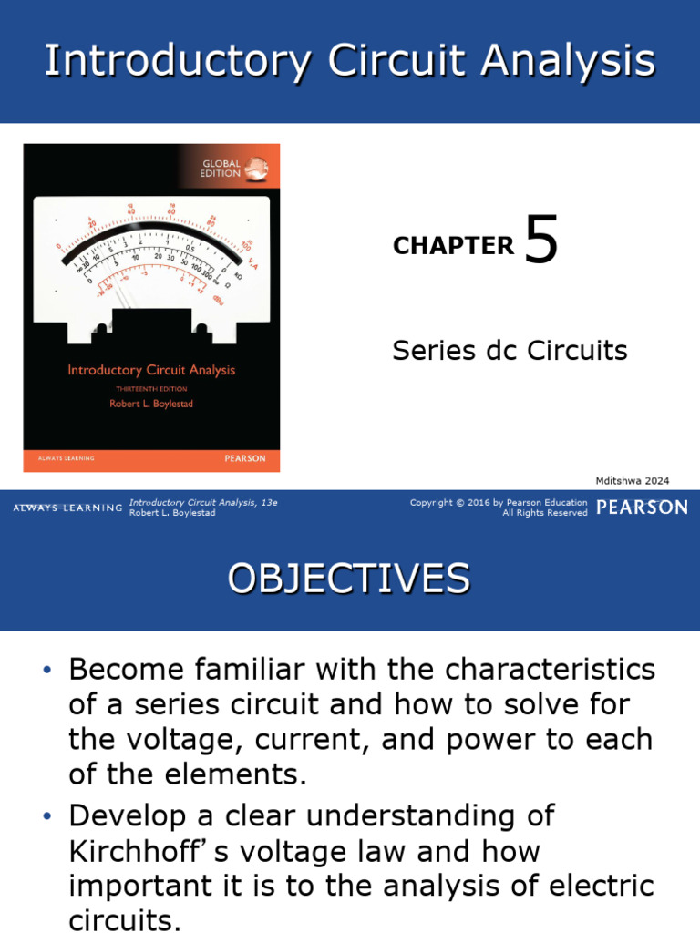 CHPT 05 - Ge - c5 - Series DC Circuits Engineering | PDF | Electrical Network | Network Analysis ...