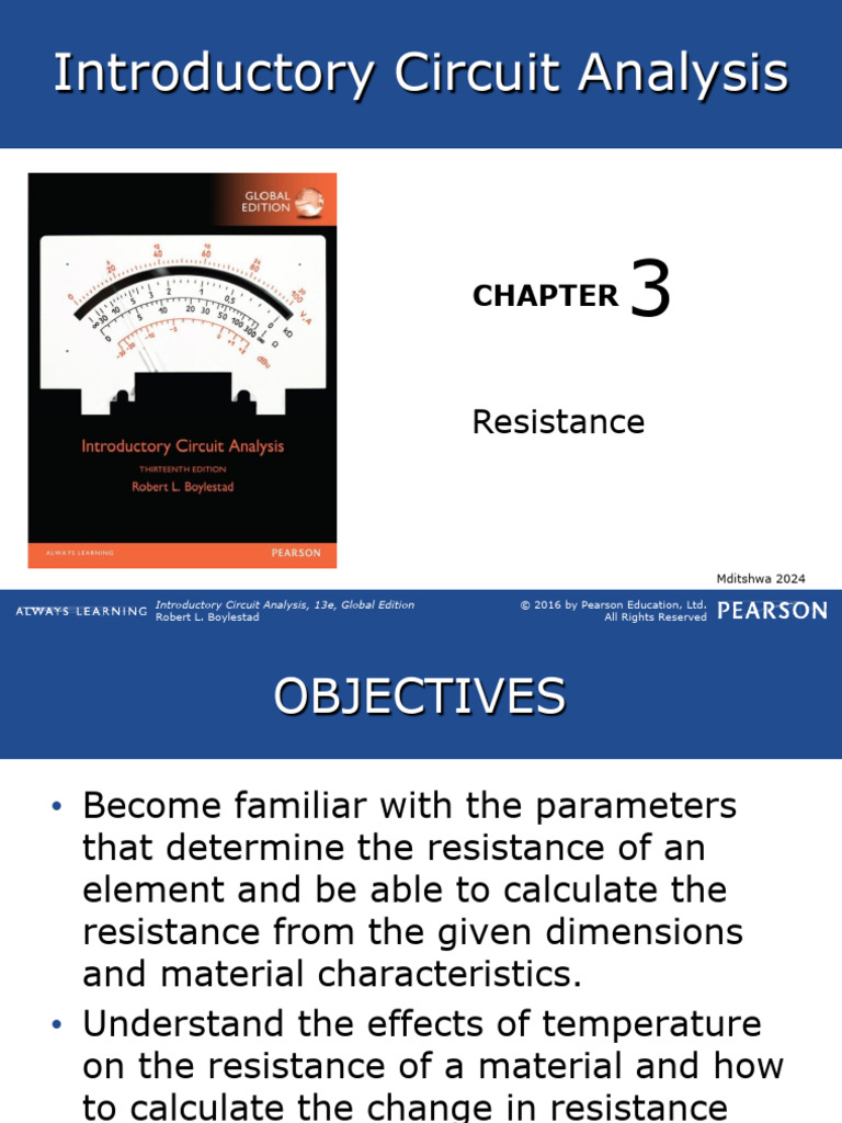 CHPT 03 - GE - C3 - Resistance | PDF | Resistor | Electrical Resistance And Conductance