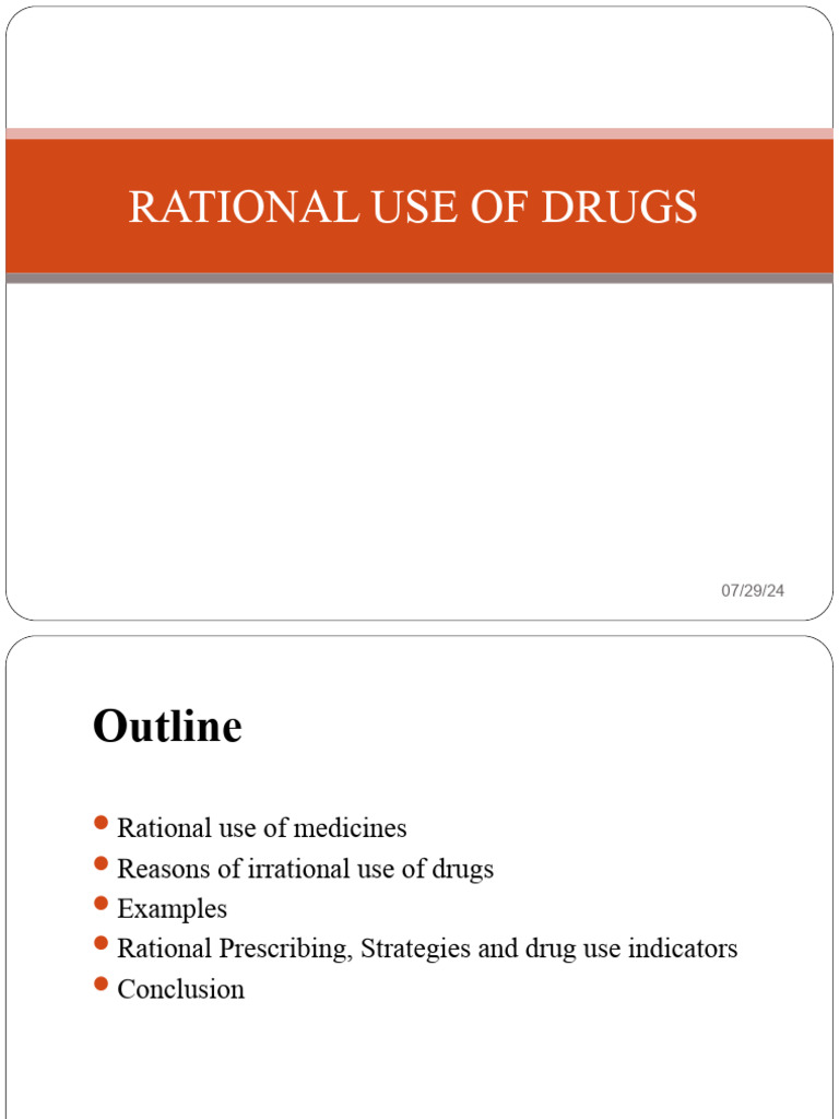 Strategies for Rational Drug Use | PDF | Pharmacy | Medicine