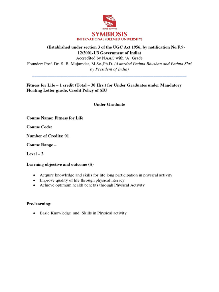 TH4095-Fitness For Life | PDF | Physical Fitness | Yoga