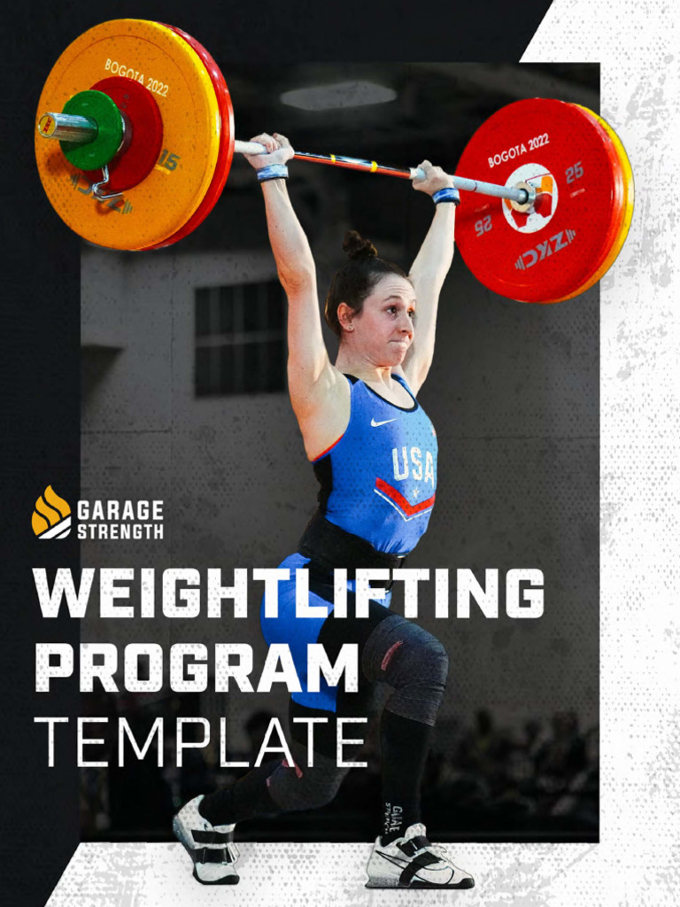 Olympic Weightlifting Program Template | PDF | Strength Training ...