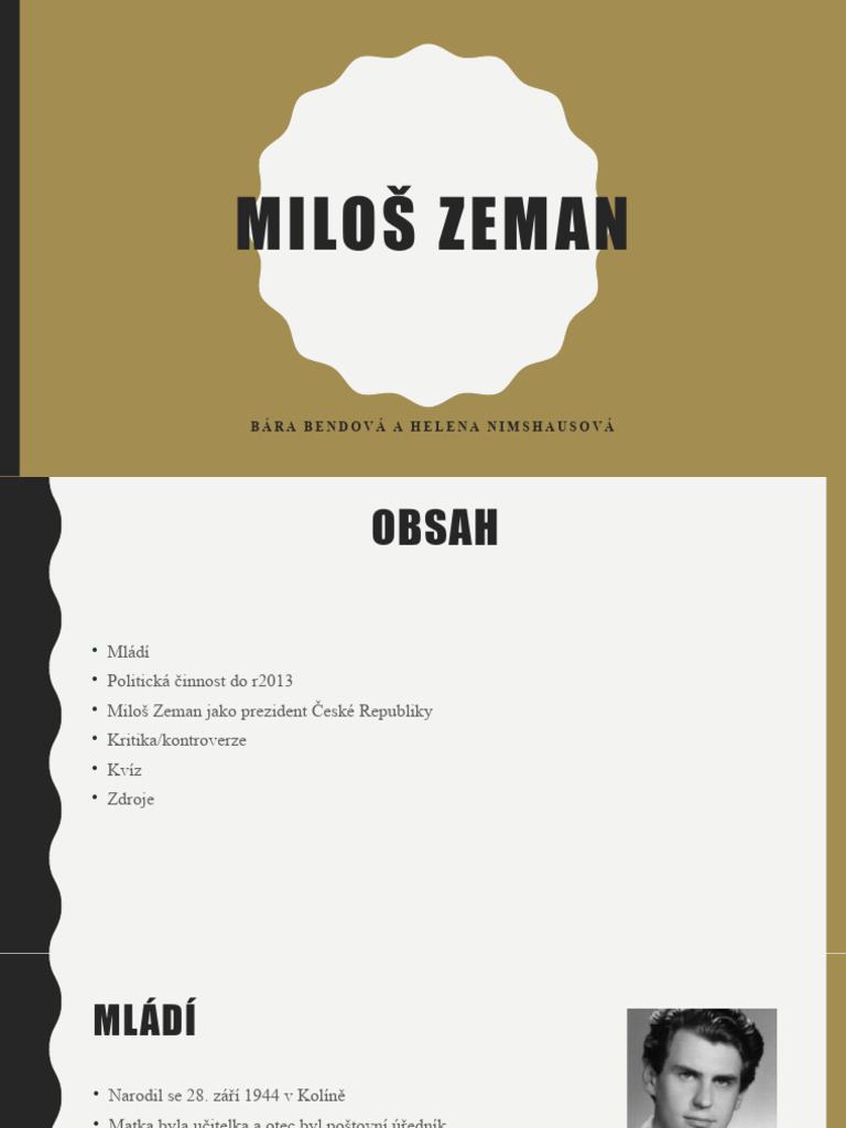 Miloš Zeman | PDF