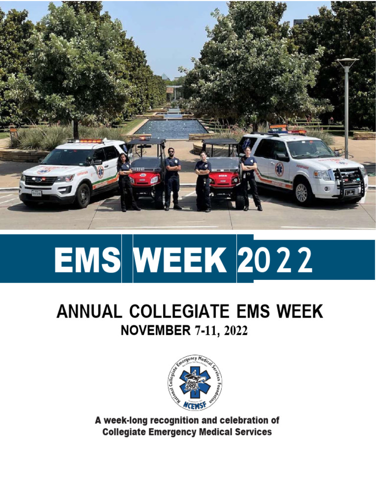 Collegiate EMS Week Poster | PDF | Emergency Medical Services | Civil ...