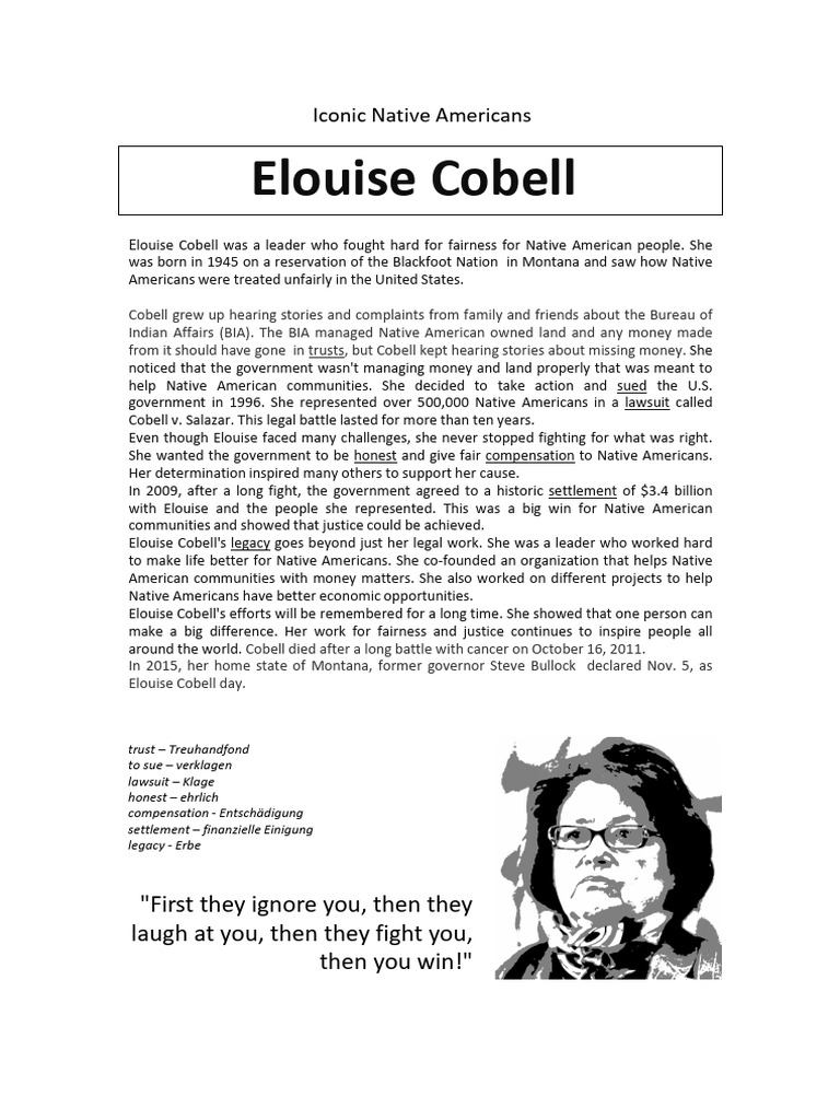 Influential Native American Leaders | PDF | Bureau Of Indian Affairs ...