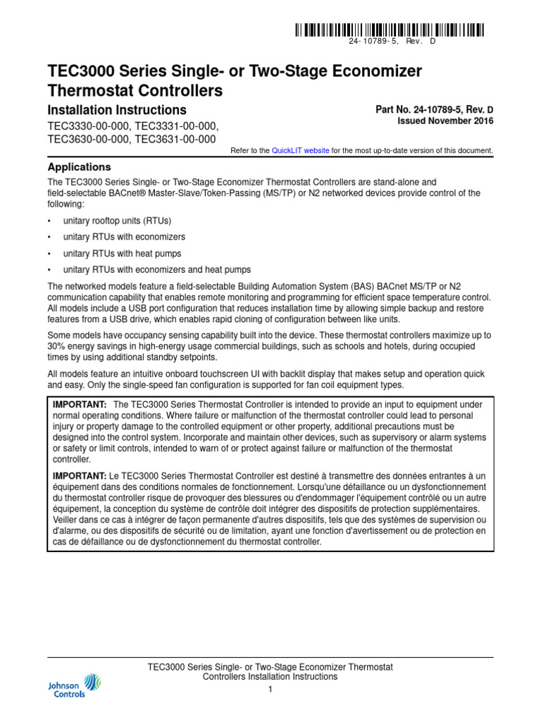 Tec3000 Series | PDF | Thermostat | Usb Flash Drive