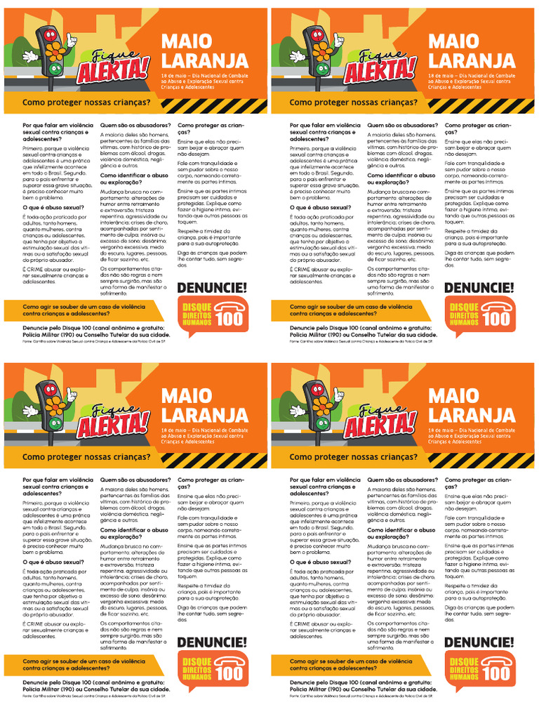 Fique Alerta Card | PDF