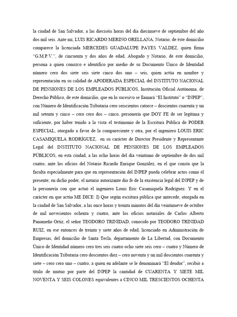 Cancelación de Hipoteca INPEP | PDF