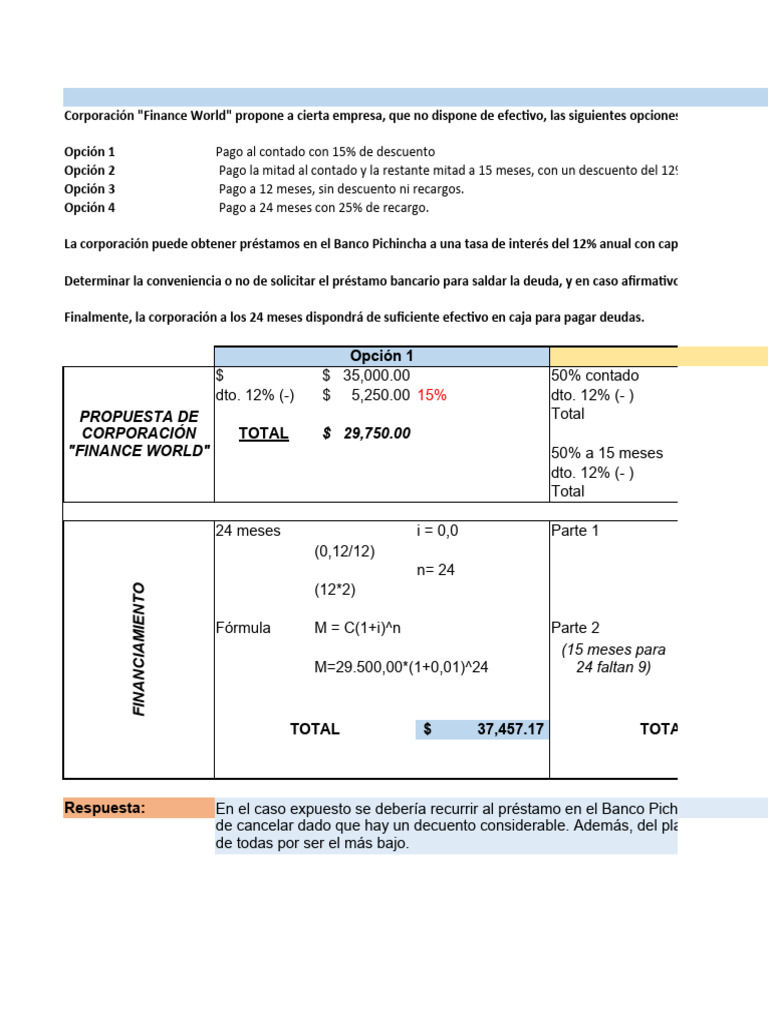 Foro 2 Matemática Fianciera B2-1 | PDF | Economía Financiera | Economía monetaria
