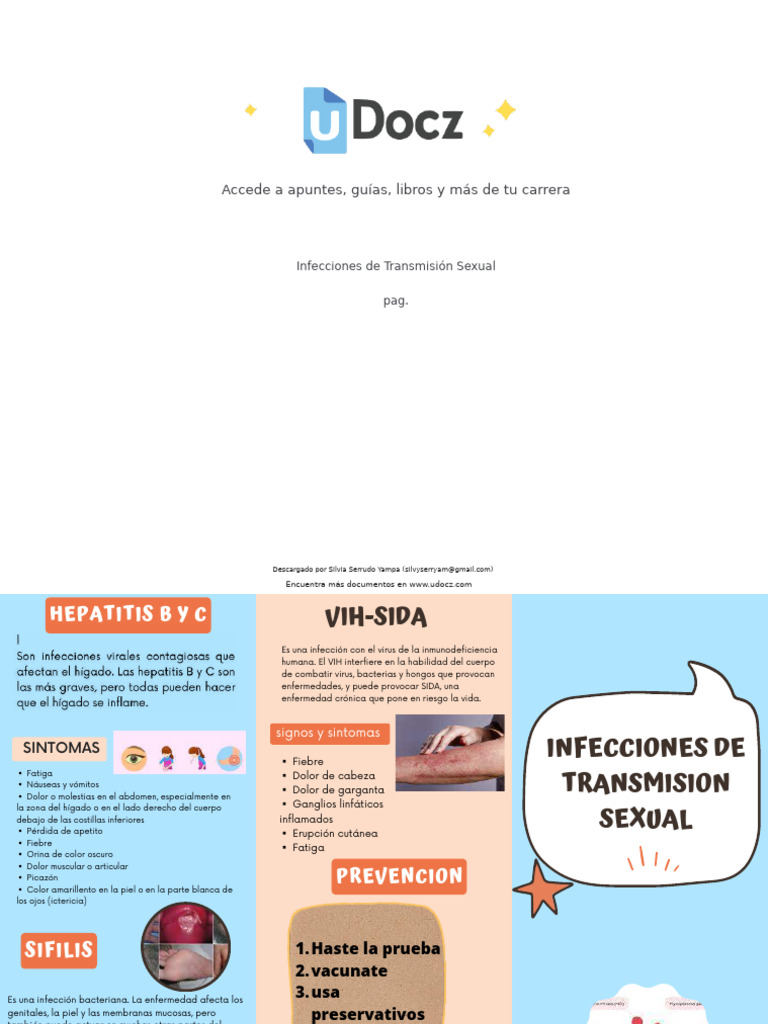 Guía Completa de ITS: Síntomas y Prevención | PDF | Infección ...