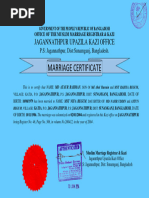 Nikah Form English Blank Bangla | PDF | Marriage | Social Conventions