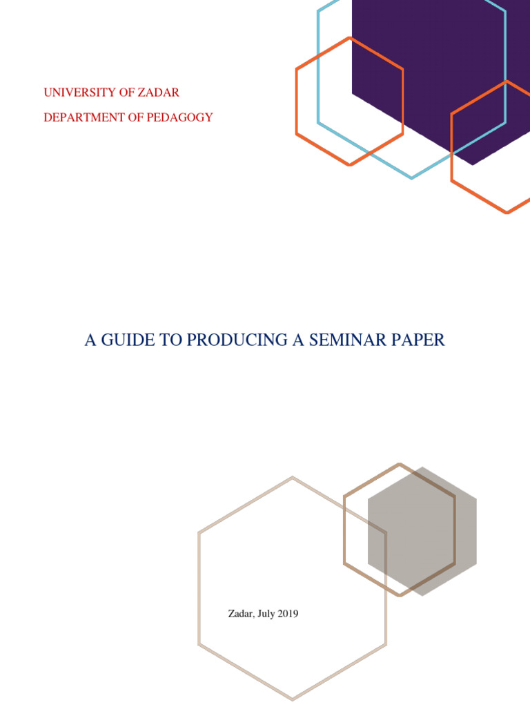 A Guide To Producing A Seminar Paper | PDF | Citation | Note (Typography)