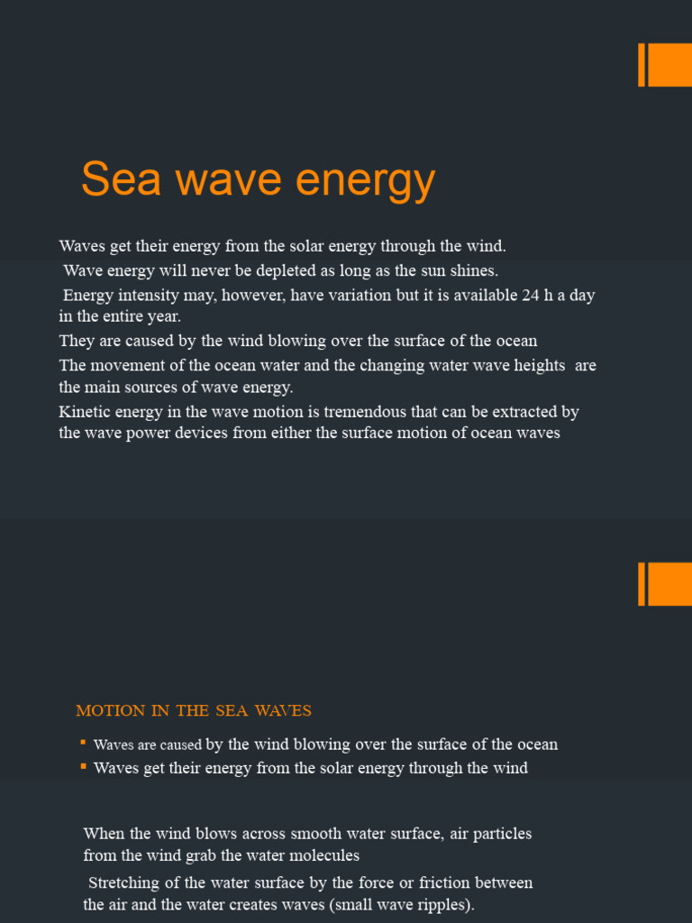Understanding Sea Wave Energy Dynamics | PDF | Waves | Sea