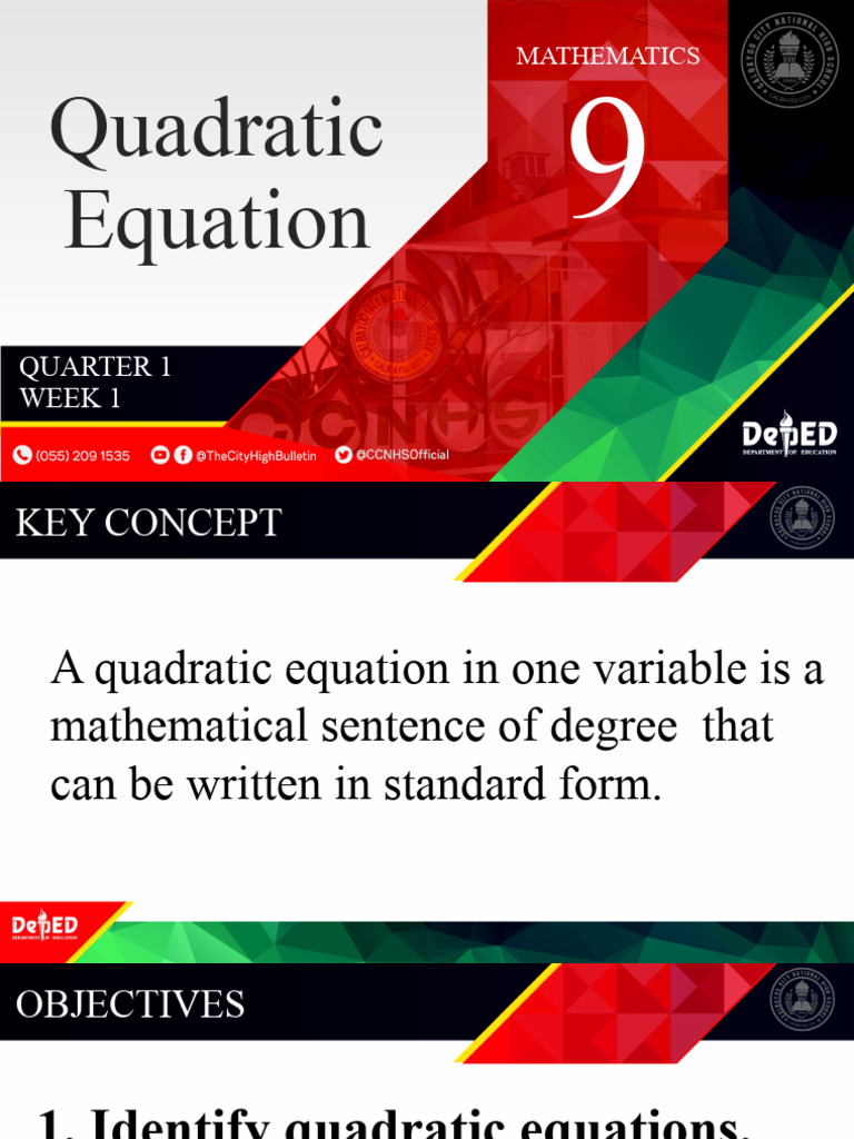 Understanding Quadratic Equations | PDF | Quadratic Equation | Equations
