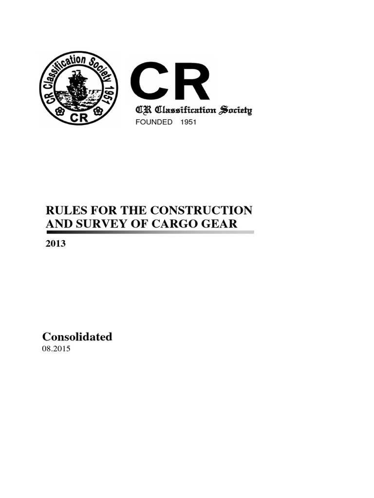 CG2013 EN Completeset | PDF | Crane (Machine)