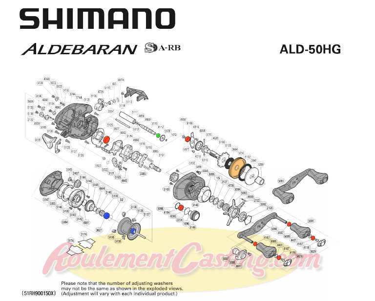 Schematic Shimano 15aldebaran 50HG OVS | PDF