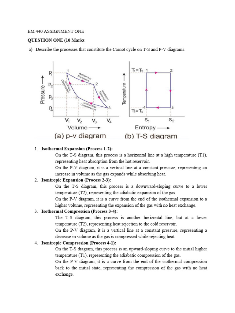 Assignment Answers EM 440 | PDF | Internal Combustion Engine | Engines