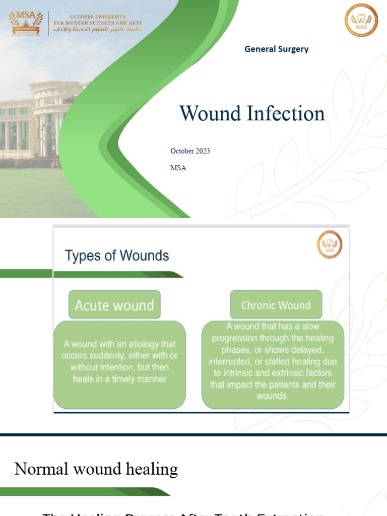 Wound Infection Lab | PDF | Surgery | Wound