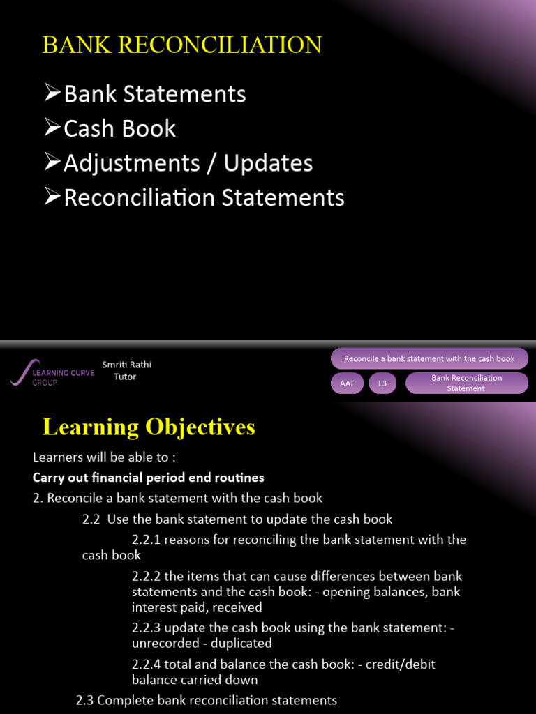 Bank Reconciliation | PDF | Debits And Credits | Banks