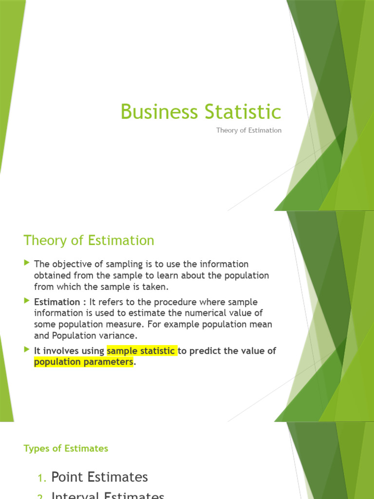 Estimation | PDF | Estimator | Bias Of An Estimator Estimation | PDF | Estimator | Bias Of An Estimator