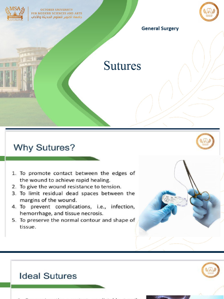Sutures PPT Lab | PDF | Career & Growth | Business