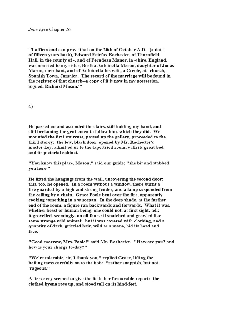 Jane Eyre Pdf Jane Eyre