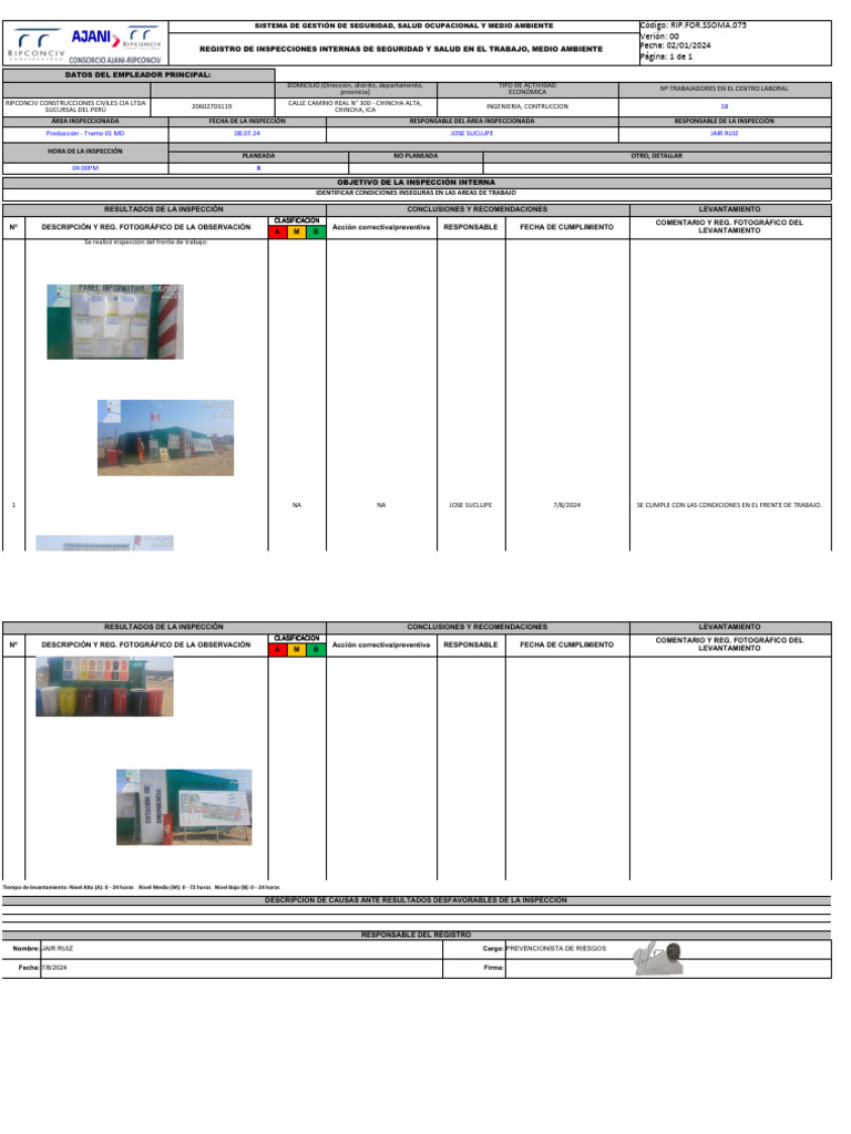 Insp. Gen - Jul24 JR | PDF