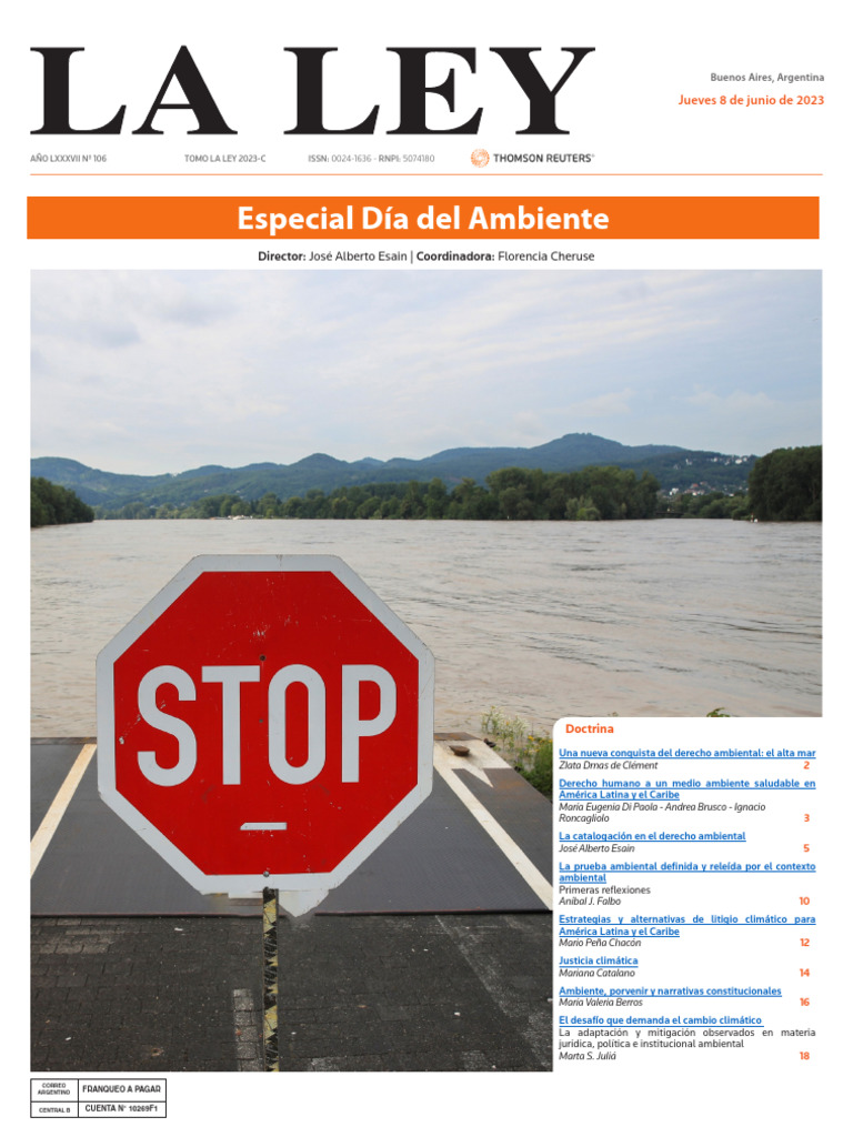 La Ley Número Especial La Ley 8 de Junio 23 Por El Día Del Ambiente ...