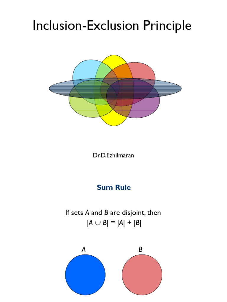 9-Inclusion and Exclusion-19-09-2023 | PDF | Mathematical Concepts ...