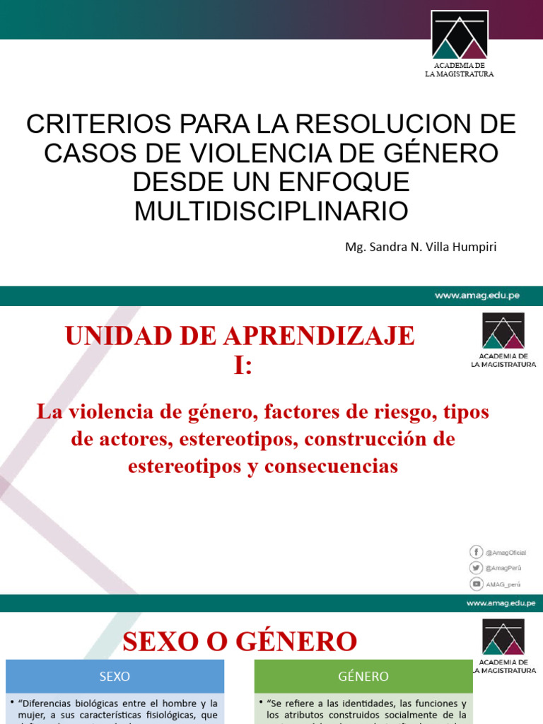 Diapostivas Aula 3 Webinar 1 | PDF | Rol de género | Género