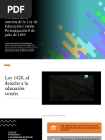 Ley 1420 Ficha Resumen | PDF